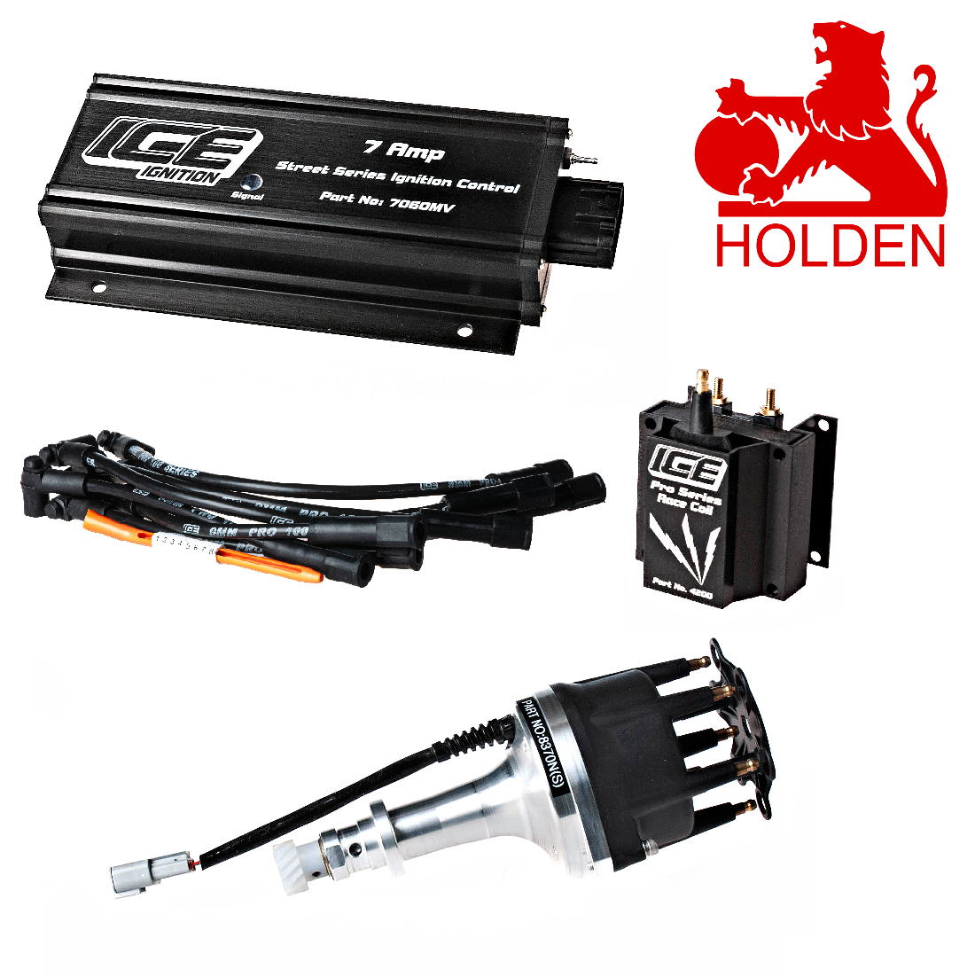 Holden 6 Red/Blue/Black - 7060MV 7 Amp Street Series Ignition Kit – ICE ...
